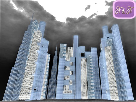 Second Life Marketplace - GLASS SKYSCRAPER CITY