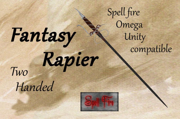 Second Life Marketplace - Fantasy Rapier 2h