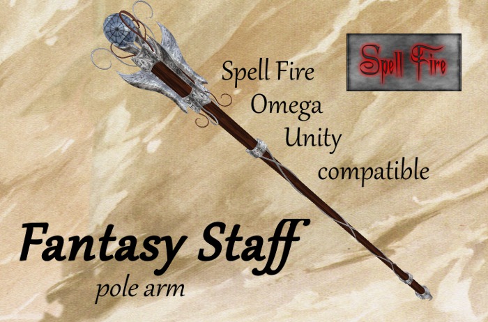 Second Life Marketplace - Fantasy Staff (pole arm)