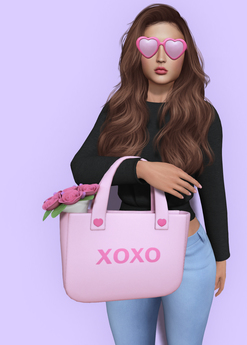 Second Life Marketplace - Bowtique - Bouquet Totebag