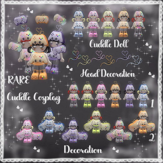 Second Life Marketplace Lil Cosplay Doll Cuddle Cosplay Rare