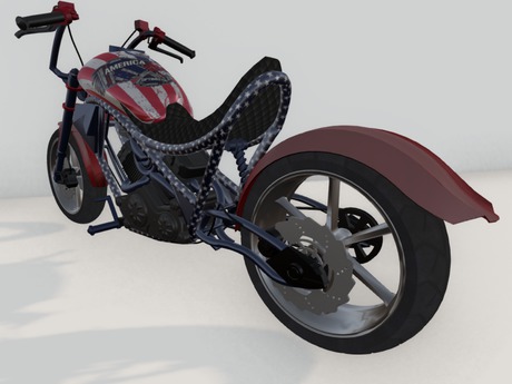 Second Life Marketplace - J&M American Freedom Chopper- Boxed