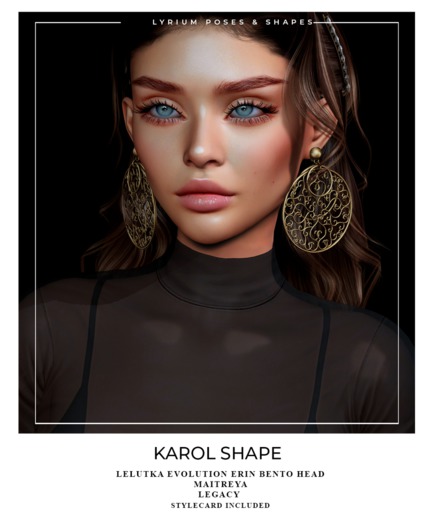 Second Life Marketplace - Lyrium. Karol Shape (Lelutka Erin)