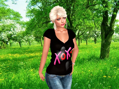 Second Life Marketplace - XOXO Kisses Hugs Woman or Teen Fitmesh Low ...
