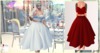 Second Life Marketplace - Mocha's Designs Shy Outfit Red