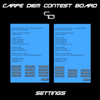 Second Life Marketplace - Carpe Diem Contest Board RED (mesh)