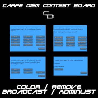 Second Life Marketplace - Carpe Diem Contest Board RED (mesh)