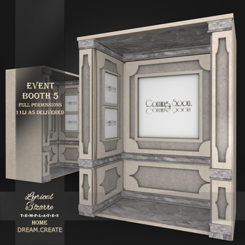 Second Life Marketplace - !Lyrical B!zarre Templates! - Event Booth 5 ...