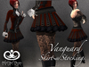 Second Life Marketplace - Vanguard Skirt And Stockings - Red