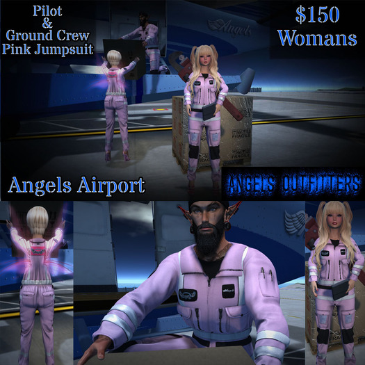 Second Life Marketplace - Angels Pink Female Uniforms V2