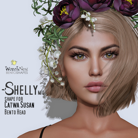 Second Life Marketplace - { wren's nest } Shelly Shape for Catwa Susan ...