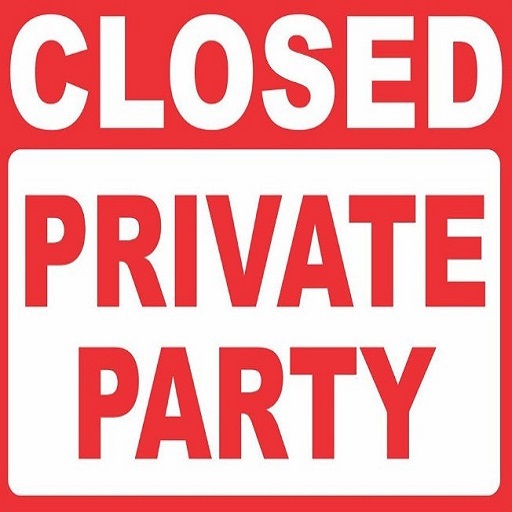 Second Life Marketplace - Private Party-Closed Sign