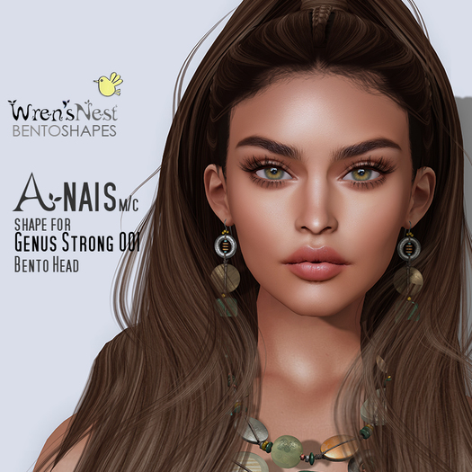 Second Life Marketplace - : { wren's nest } Anais Shape (Genus Strong 001)