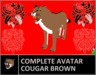 Second Life Marketplace - COUGAR AVATAR BROWN(PUMA AVATAR HNEDA) PRE*