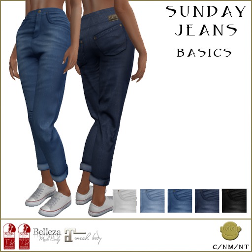 Second Life Marketplace - BM Sunday Jeans