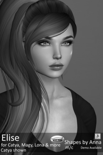 Second Life Marketplace - Elise Demo Shape by Anna for Catwa's Heads ...