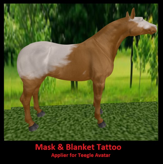 Second Life Marketplace - [MC] Phantom face & Blanket butt tattoo ...