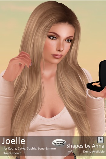 Second Life Marketplace - Joelle Shape by Anna for Catwa's Sophia, Lona, Koura & more
