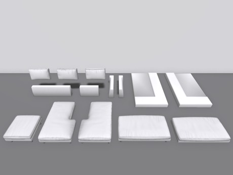 Second Life Marketplace - ALUORA Modular Sofa "Pax Julia" - Full Perms