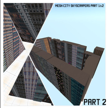 Second Life Marketplace - Reflections CITY SKYSCRAPERS 1 & 2