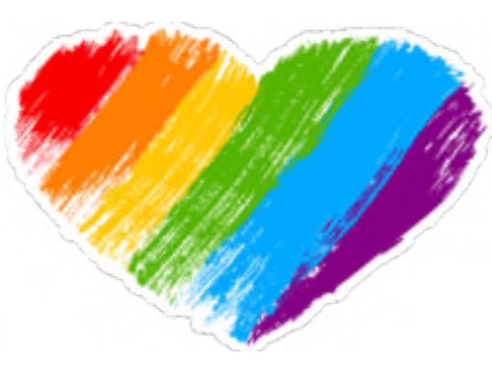 Second Life Marketplace - Grunge Rainbow Heart Alpha Texture