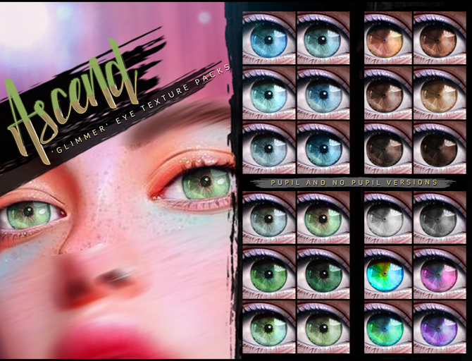 Second Life Marketplace - *Birth* 'Ascend' Eye Textures [4Glimmer Eyes ...