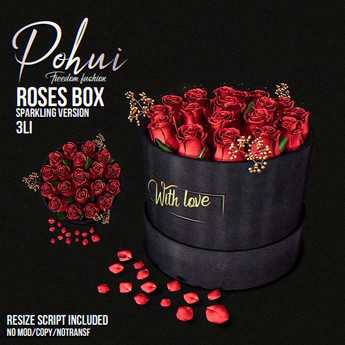 Second Life Marketplace - #POHUI - Roses box
