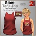 Second Life Marketplace - Sport Tank Top [2cute] - Red