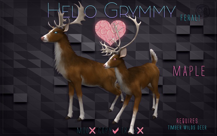 Second Life Marketplace - TWI Deer Texture Applier - Maple by Grymmy ...