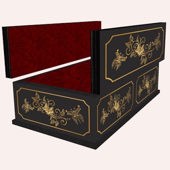 Second Life Marketplace - Japan 3 Double Chest with 2 Opening Lids and ...