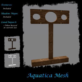 Second Life Marketplace - Aquatica Mesh - AM024452 Stocks