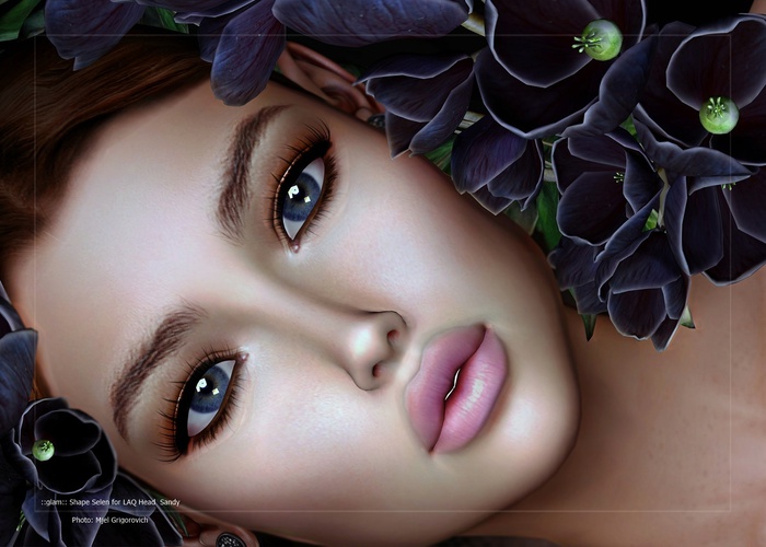 Second Life Marketplace - ::glam:: Shape Selen for LAQ Head Sandy