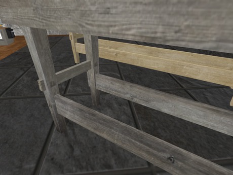 Second Life Marketplace - Chefs House - Butcher Prep Table/ Medieval ...