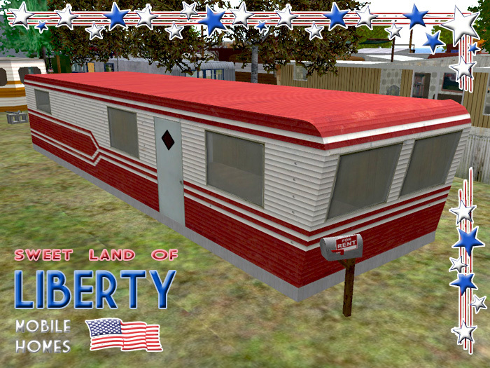 Second Life Marketplace - Liberty Mobile Home - Five Colors - Red ...