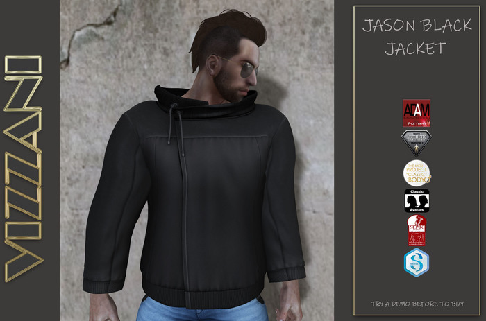 Second Life Marketplace - DEMO - FANTASTIC JACKET MESH MOD. JASON ...