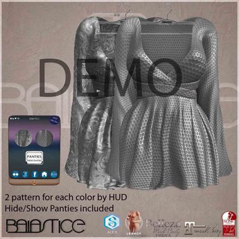 Second Life Marketplace - Baiastice_Trish Dress DEMO