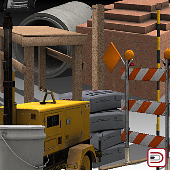 Second Life Marketplace - [Danielito] Building Site Props Mega Pack