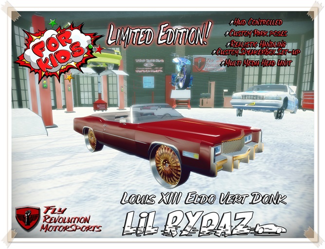 Second Life Marketplace - *** F.R.M.S.*** Lil' Rydaz 73 "LouisXIII Lac ...