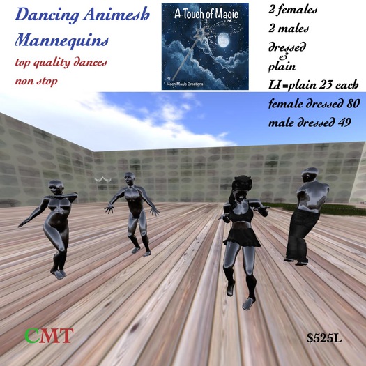 Second Life Marketplace - Animated AnimeshMannequin Dancers=Box