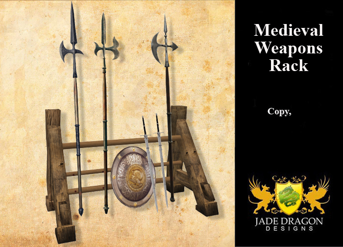 Second Life Marketplace - Medieval Weapons Rack