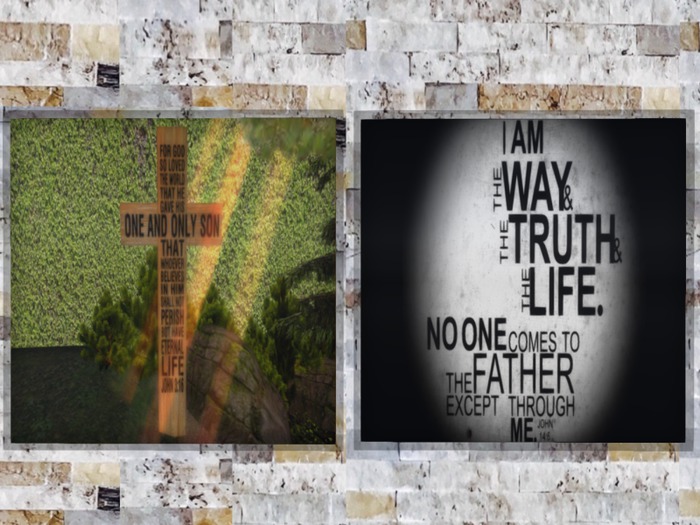 Second Life Marketplace - Love / Love The Truth wall art Gift / Full perm