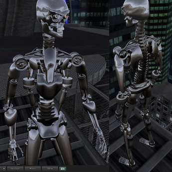 Second Life Marketplace - TERMINATOR T-880 ( RARE 2010 year) Include ...