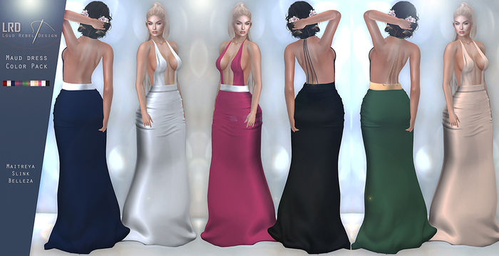 Second Life Marketplace - LRD dress Maud Color pack