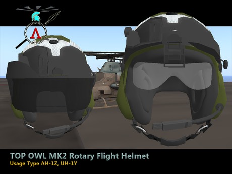 Second Life Marketplace - TOP OWL Helmet MK2R - Box