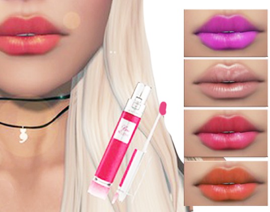 Second Life Marketplace - Eyelure Essentials Lip Kit - 4 lip colors set