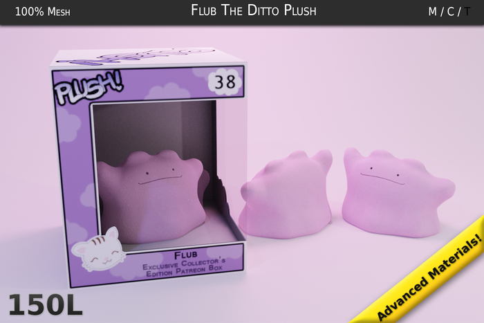 Second Life Marketplace - 38. Flub the Ditto Plushie - Collector's Edition