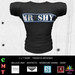 Second Life Marketplace - MERC - T SHIRT - BLACK - MR SHY - Most Fits Male