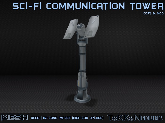Second Life Marketplace - [ToKKen Industries] Sci-Fi Communication ...