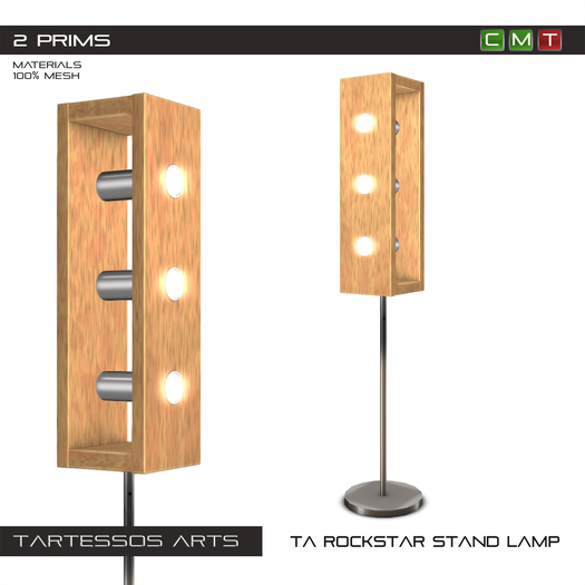 Second Life Marketplace - ::TA Rockstar Stand Lamp - Copy