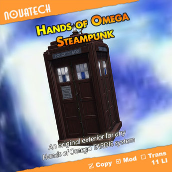 Second Life Marketplace - Time Machine TARDIS - Hands of Omega (HoO ...